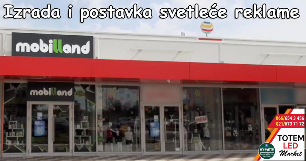 Reklame - Totem Tim Led Market